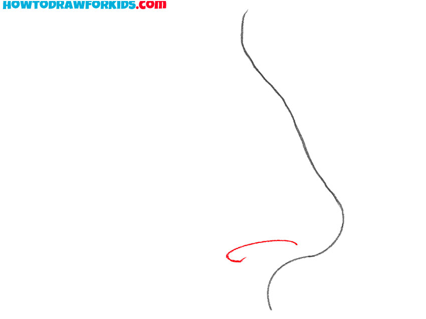 How To Draw A Human Nose Easy Drawing Tutorial For Kids How To Draw A Human Nose Easy Drawing Tutorial For Kids