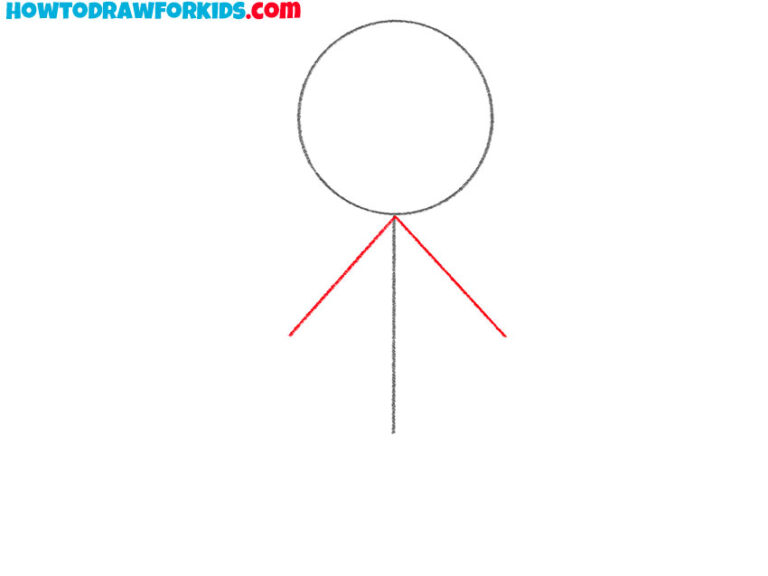 How to Draw a Stick Figure - Easy Drawing Tutorial For Kids