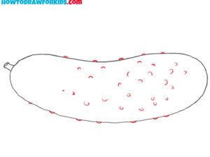 How to Draw a Pickle - Easy Drawing Tutorial For Kids