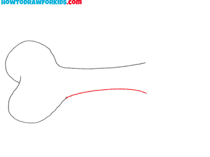 How to Draw a Bone - Easy Drawing Tutorial For Kids