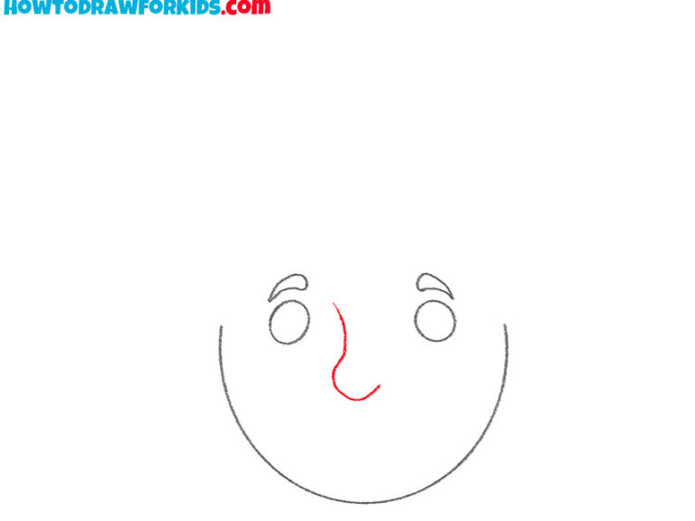 How to Draw a Human Head - Easy Drawing Tutorial For Kids