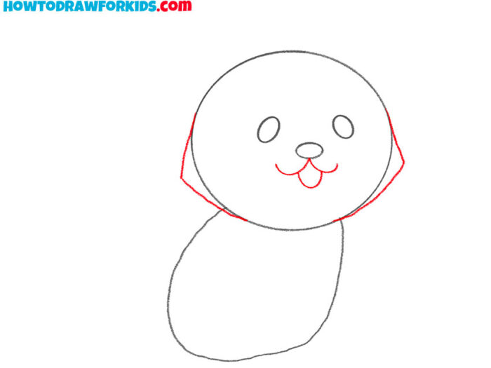 How to Draw a Sitting Dog - Easy Drawing Tutorial For Kids