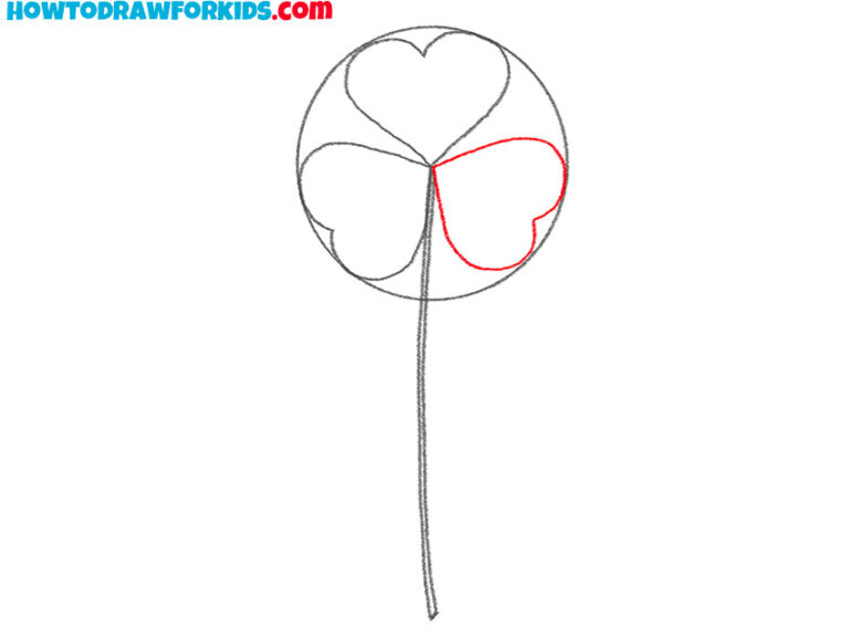 How to Draw a Clover - Easy Drawing Tutorial For Kids