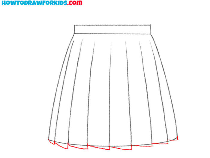How to Draw an Anime Skirt - Easy Drawing Tutorial For Kids