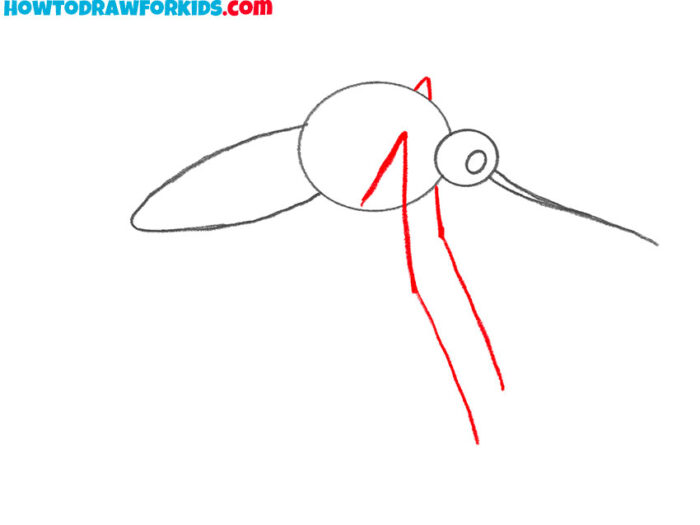 How to Draw a Mosquito - Easy Drawing Tutorial For Kids