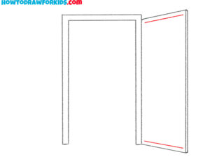 How to Draw an Open Door - Easy Drawing Tutorial For Kids