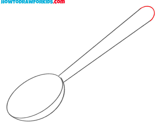 How to Draw a Spoon - Easy Drawing Tutorial For Kids