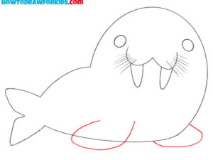 How to Draw a Walrus - Easy Drawing Tutorial For Kids