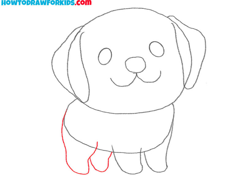 How to Draw a Labrador - Easy Drawing Tutorial For Kids