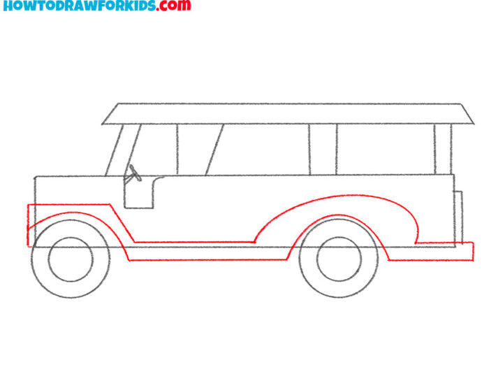 How to Draw a Jeepney - Easy Drawing Tutorial For Kids