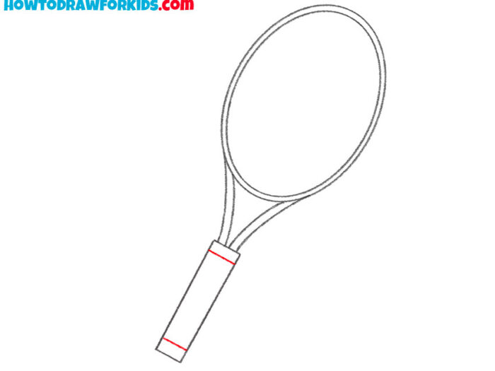 How to Draw a Tennis Racket - Easy Drawing Tutorial For Kids