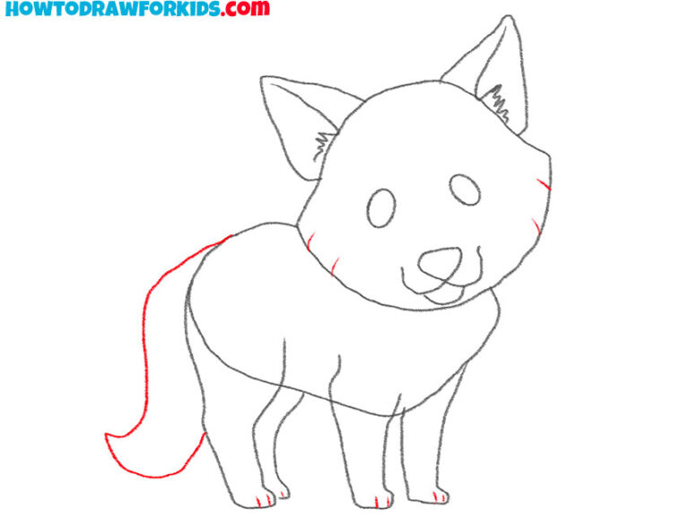 How to Draw a Coyote - Easy Drawing Tutorial For Kids