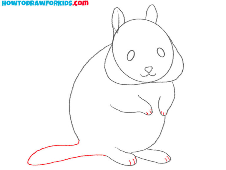 How to Draw a Chipmunk - Easy Drawing Tutorial For Kids