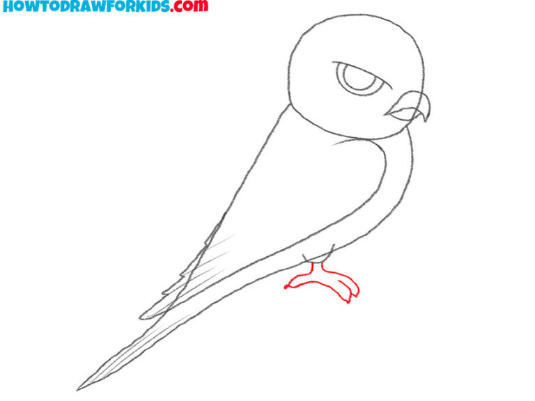 How to Draw a Falcon - Easy Drawing Tutorial For Kids