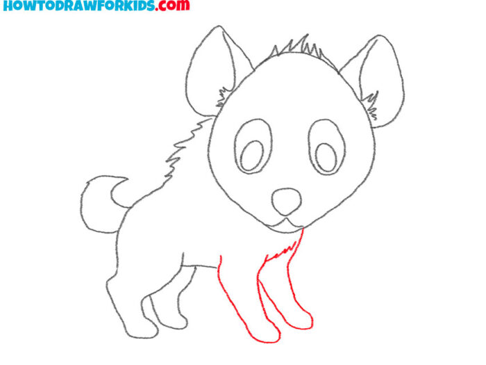How to Draw a Hyena - Easy Drawing Tutorial For Kids