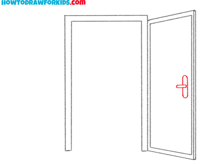 How to Draw an Open Door - Easy Drawing Tutorial For Kids