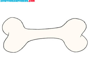 How to Draw a Bone - Easy Drawing Tutorial For Kids
