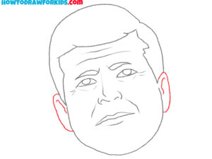 How to Draw John Kennedy - Easy Drawing Tutorial For Kids