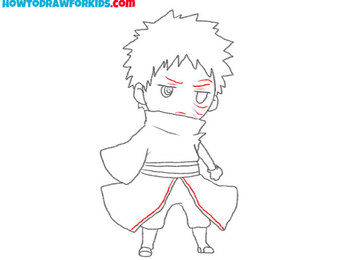 How to Draw Obito - Easy Drawing Tutorial For Kids