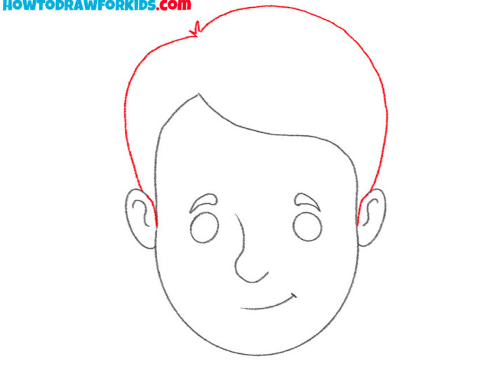 How to Draw a Human Head - Easy Drawing Tutorial For Kids