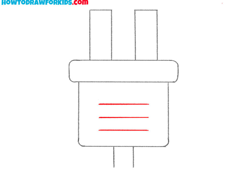 How to Draw a Plug - Easy Drawing Tutorial For Kids
