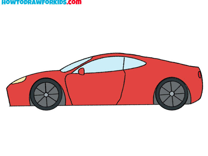 How to Draw a Cool Car - Easy Drawing Tutorial For Kids