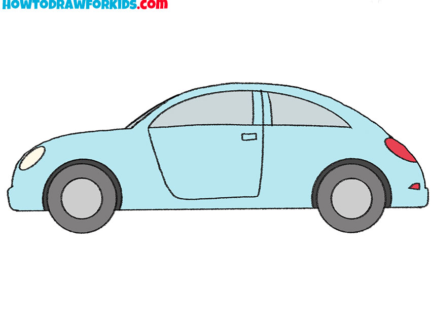 How To Draw A Car Step By Step Easy Drawing Tutorial For Kids