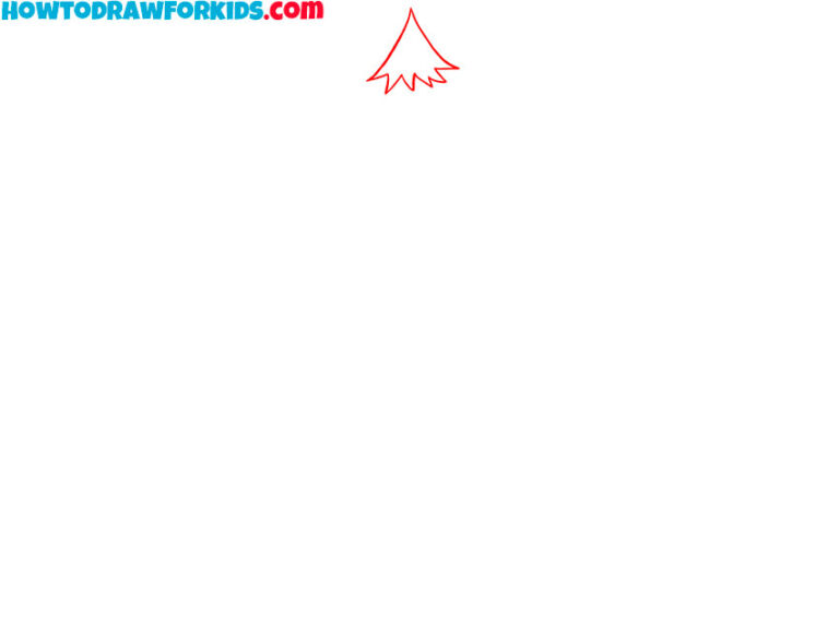 How to Draw a Pine Tree - Easy Drawing Tutorial For Kids
