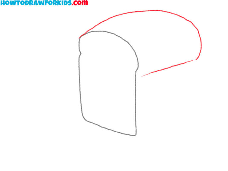How to Draw Bread - Easy Drawing Tutorial For Kids