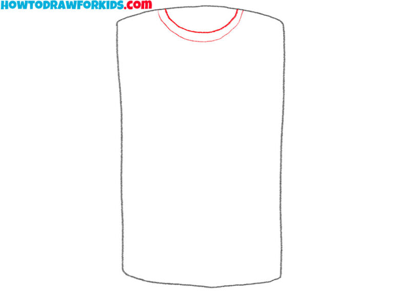 How to Draw a T-shirt - Easy Drawing Tutorial For Kids