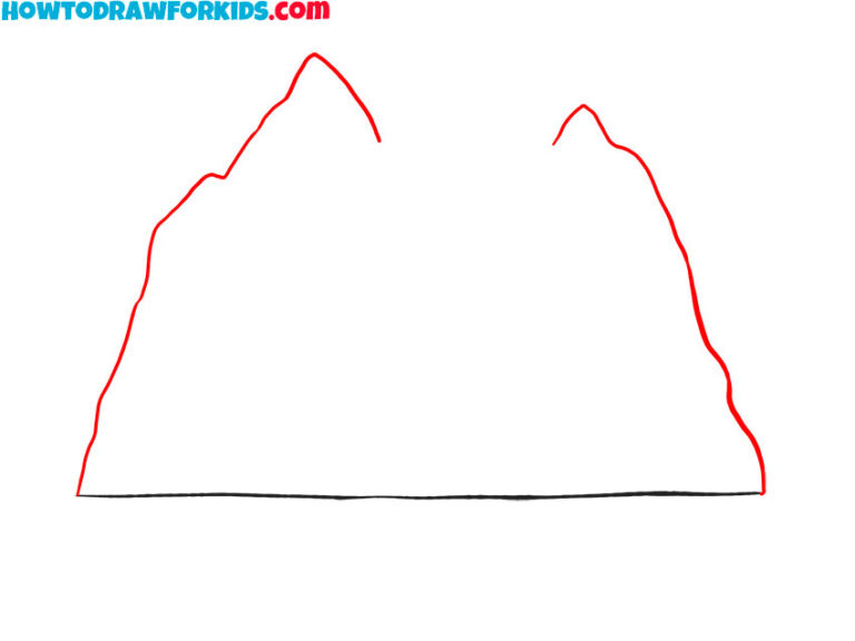 How to Draw a Waterfall - Easy Drawing Tutorial For Kids