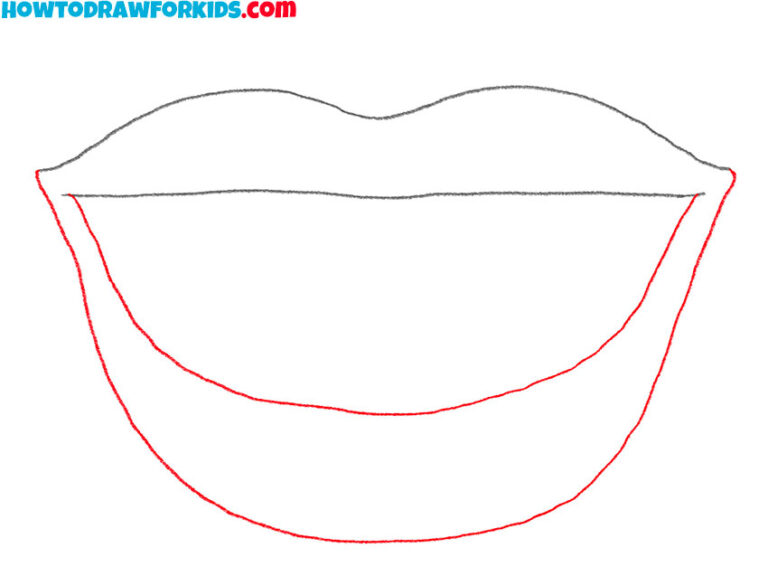 How to Draw Teeth - Easy Drawing Tutorial For Kids