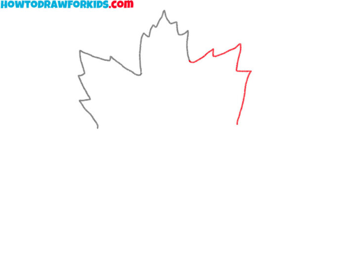 How to Draw a Maple Leaf - Easy Drawing Tutorial For Kids