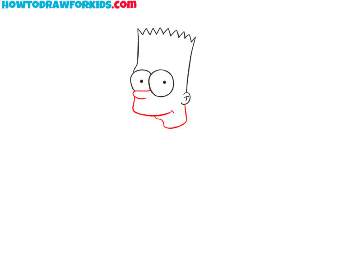 How to Draw Bart Simpson - Easy Drawing Tutorial For Kids