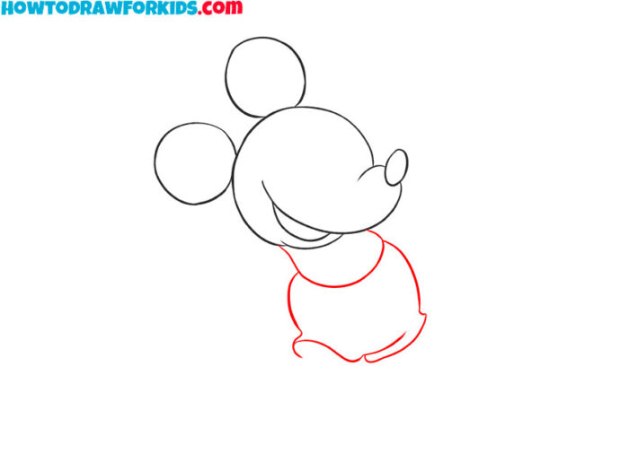How to Draw Mickey Mouse - Easy Drawing Tutorial For Kids