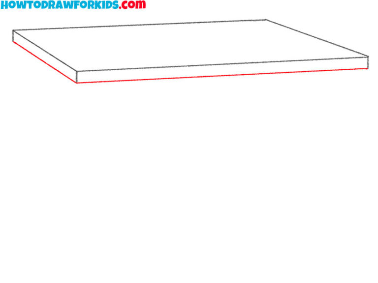 How to Draw a Table - Easy Drawing Tutorial For Kids