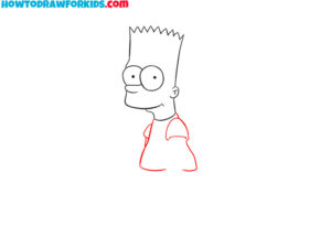 How to Draw Bart Simpson - Easy Drawing Tutorial For Kids