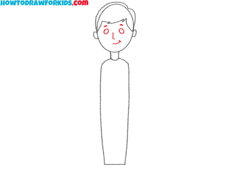 How to Draw a Cartoon Person - Easy Drawing Tutorial For Kids