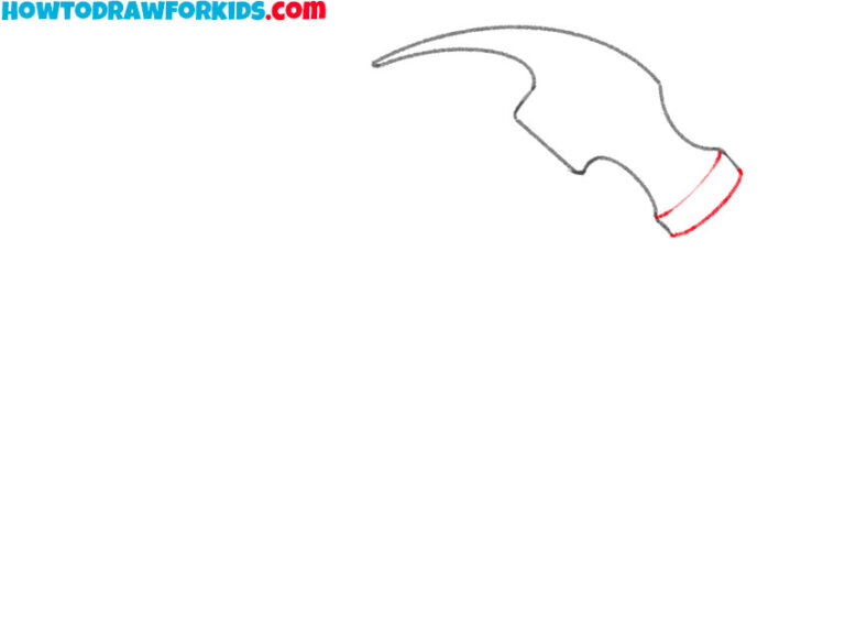 How to Draw a Hammer - Easy Drawing Tutorial For Kids