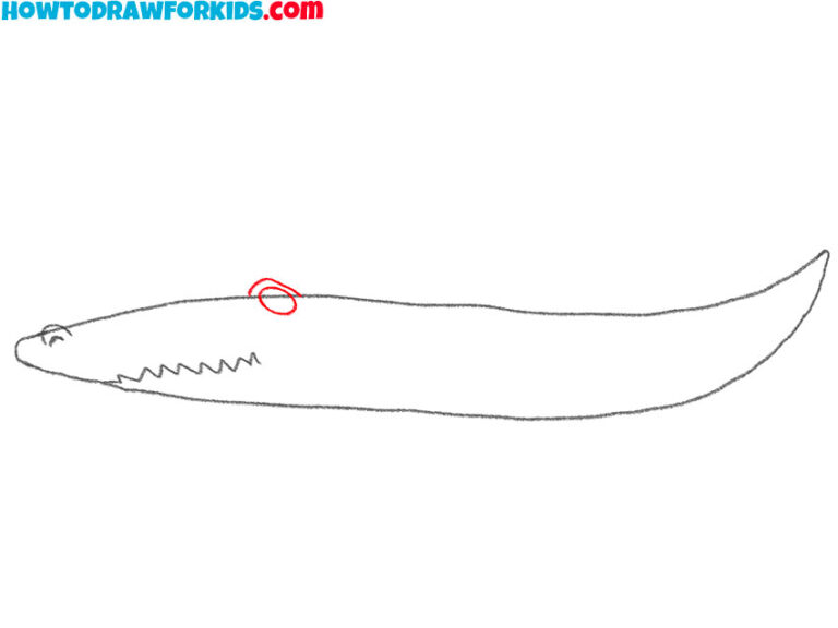 How to Draw a Crocodile - Easy Drawing Tutorial For Kids