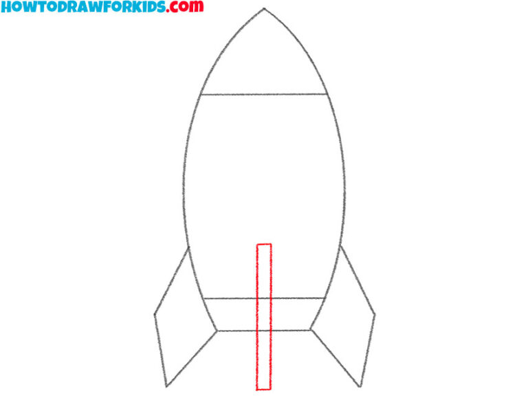 How to Draw a Rocket - Easy Drawing Tutorial For Kids