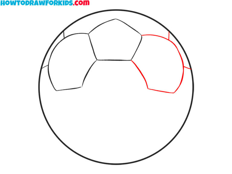 How to Draw a Soccer Ball - Easy Drawing Tutorial For Kids