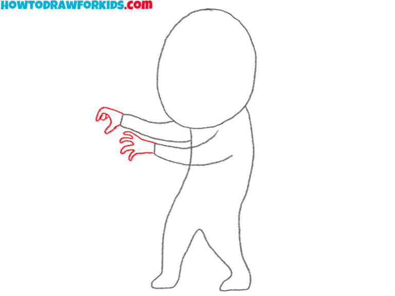 How to Draw a Zombie - Easy Drawing Tutorial For Kids