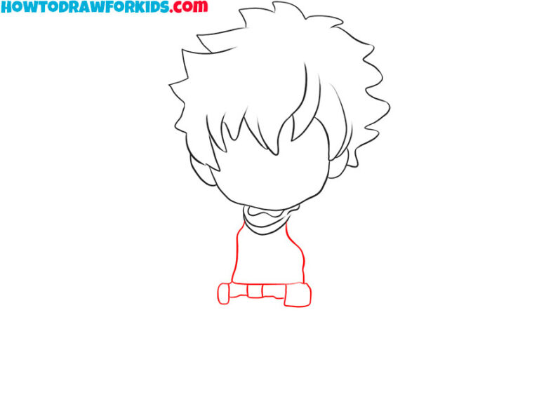 How to Draw Deku - Easy Drawing Tutorial For Kids