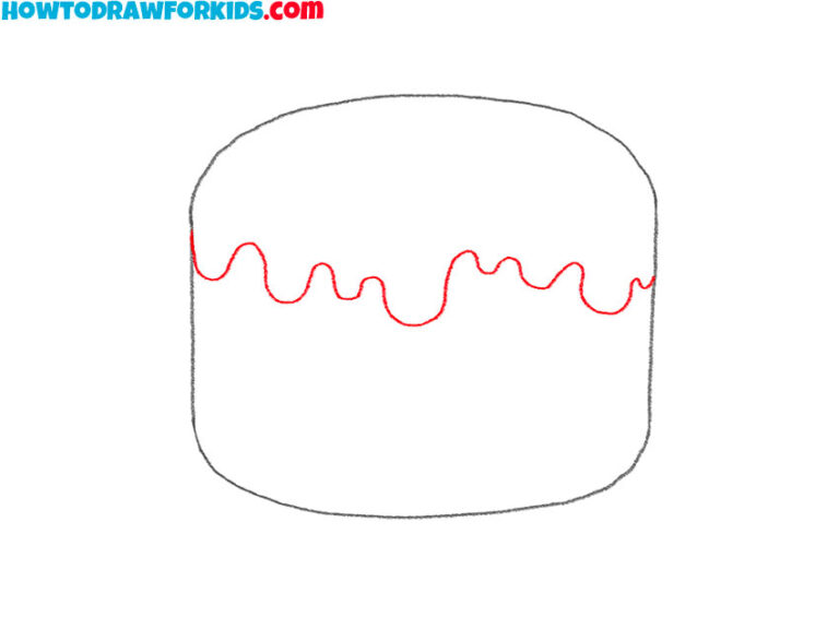 How to Draw a Cake - Easy Drawing Tutorial For Kids