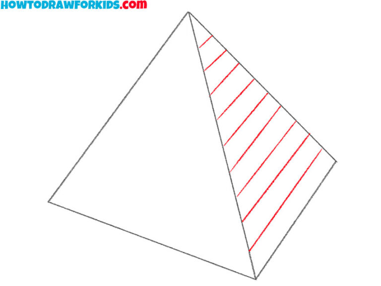How to Draw a Pyramid - Easy Drawing Tutorial For Kids