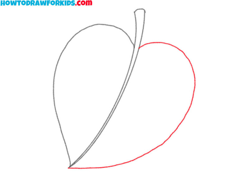 How to Draw a Tree Leaf - Easy Drawing Tutorial For Kids