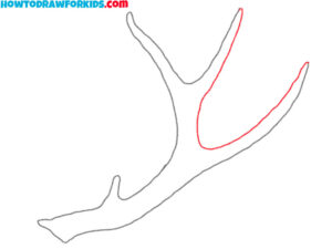 How to Draw Antlers - Easy Drawing Tutorial For Kids