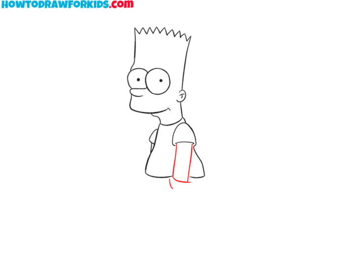 How to Draw Bart Simpson - Easy Drawing Tutorial For Kids