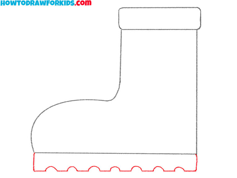 How to Draw a Boot - Easy Drawing Tutorial For Kids